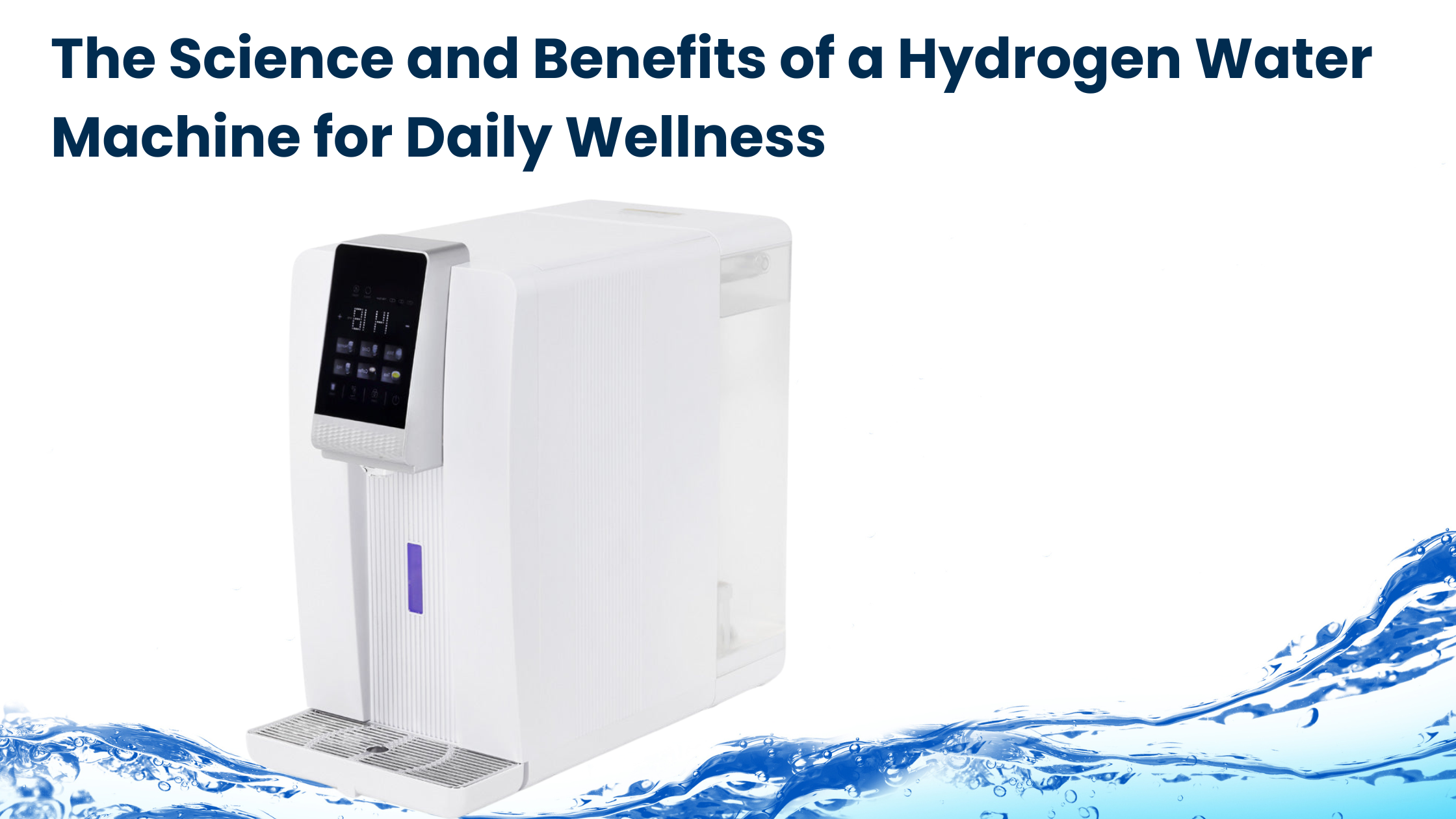 Discover the Power of a Hydrogen Water Machine – Zenii